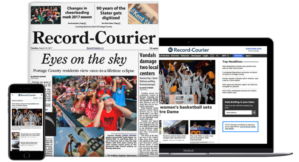Kent Record-Courier Subscriptions & Home Delivery | Subscriber Services